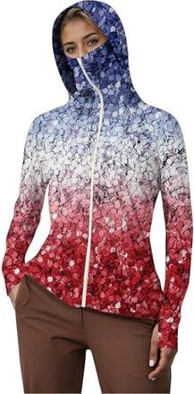 Generic Vestes &agrave; capuche surdimensionn&eacute;es pour femmes, coupe classique, motif &icirc;le, papillons, notes de musique, tailles XS &agrave; 5XL, Rouge, XXL