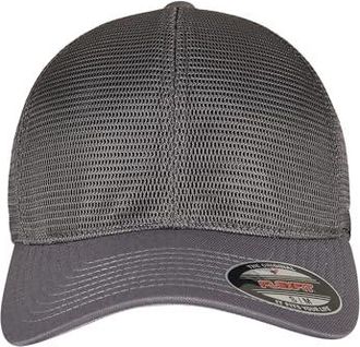 Flexfit Unisex 360 OMNIMESH Cap Baseballkappe, Charcoal, S/M