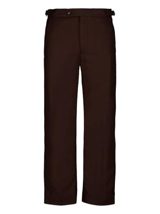 Bode pantalon &agrave; d&eacute;tail de boucle - Marron