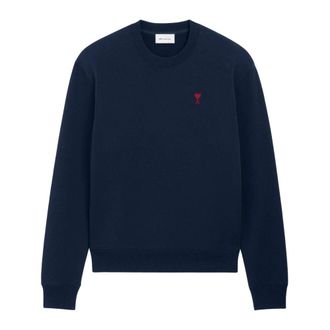 Ami Ami De Coeur Baumwoll-Sweatshirt - - Sweatshirts & Hoodies - Herren - Blau - XL