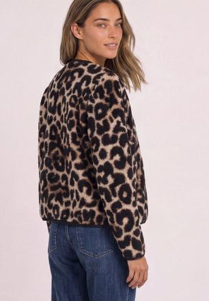 Street One Fellimitatjacke mit allover Print
