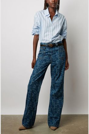 Gerard Darel Jean Flare &agrave; monogramme - ANNA - Universe