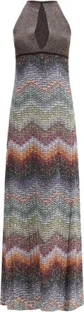 Missoni Sleeveless Zig-zag Maxi Dress