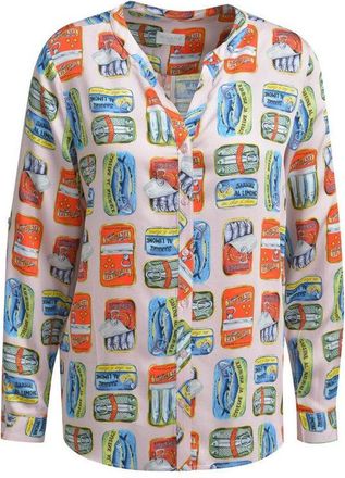 Milano Langarmbluse mit All Over Print