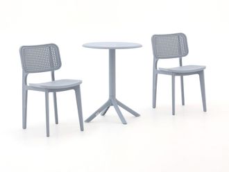 Forza Furniture Forza Xitta/Rieti &oslash; 60 cm Balkon-Set 3-teilig