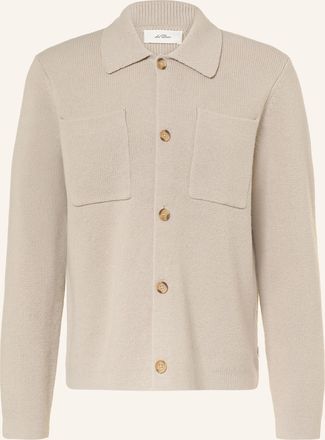 Les Deux Strick-Overshirt weiss