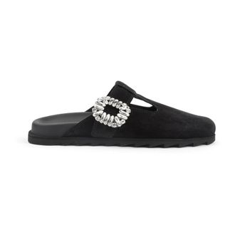 Roger Vivier Slidy Viv Mules - - Shoes - Damen - Schwarzk - 39 EU