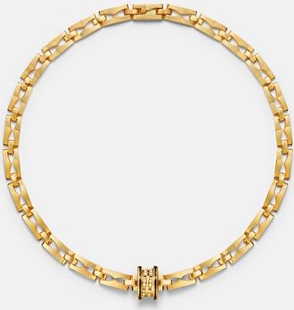 Bulgari Collier B.zero1 en or 18 ct et céramique