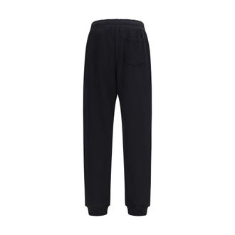 Moschino Mens Black Cotton Casual Pants