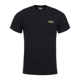 Barbour Schwarze T-Shirts und Polos - - Tops - Herren - Schwarzk - L