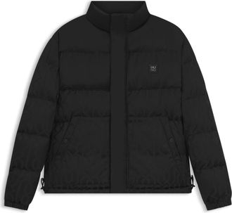 HUGO BOSS Herren Balto2541 Wasserabweisende Jacke mit Jacquard-Muster Schwarz001 XXL