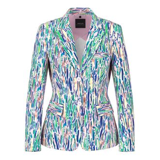 Marc Cain Two-button Scuba Jersey Blazer - Femme - Vestes - Multicolore - Taille: 46 FR