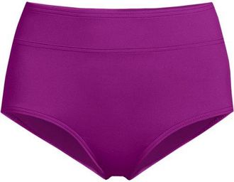 Lands End Control-Bikinihose High Waist CHLORRESISTENT, Damen, Größe:34 regular, Lila, Elasthan/Nylon-Mischung, by Lands End