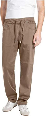 Replay Homme, Pantalons, Brun, Taille: W36 Straight Pantalons