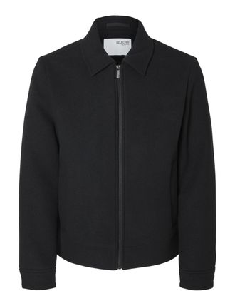 Selected Selected Homme Herren Slhnew Filip JKT Noos Jacke, Black, l