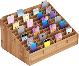 Generic Multifunktionale Aufbewahrungsbox, Desktop-Handyhalter-Management-Aufbewahrungsbox-Organizer, Offener, Großer Speicher Mit Einfachem Zugriff, Geeignet