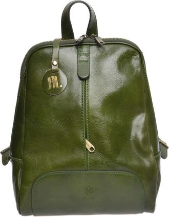 Anna Luchini Gr&uuml;n Rindsledertasche