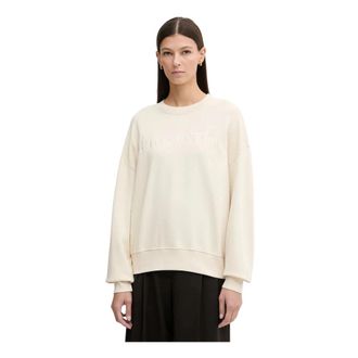 Marc O'Polo Bestickter Sweatshirt - - Sweatshirts & Hoodies - Damen - Beige - L