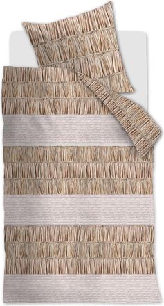 Riviera Maison Riviera Maison Renforcé-Bettwäsche-Garnitur Raffiana Farbe Natural Größe 155x220+80x80