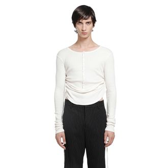 Ann Demeulemeester Hamar Wrinkled Serafino Top