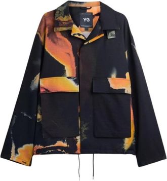 Yohji Yamamoto Homme, Vestes, Multicolore, Taille: S AOP Sport Uniform Coach Jacket