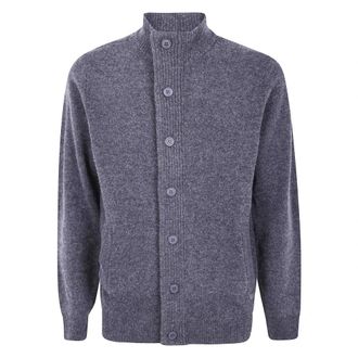 Barbour Essential Patch Zip Through - - Knitwear - Herren - Grau - S