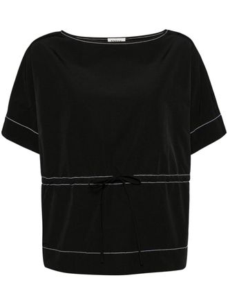 SIMKHAI haut en coton mélangé - Noir