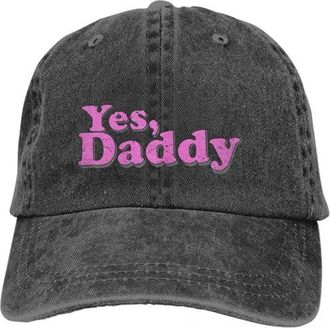 Generic Casquette de baseball BDSM Bondage Discipline Chapeau multicolore Chapeau &agrave; visi&egrave;re pour femme Oui Daddy Kinky BDSM Dom Sub Sexy Personnalis&eacute; Visi&egrave;re 