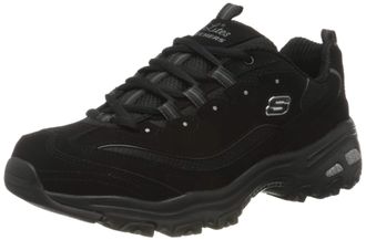 Skechers Damen Dlites Biggest Fan Sneaker, Schwarz, 40 EU