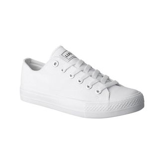 Elara Unisex Sneaker Textil Turnschuh Low top Chunkyrayan 089-A-AllWhite-39