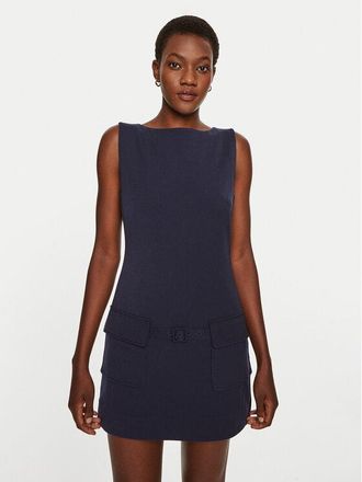 Staud Kleid für den Alltag Sheila R24P2246ST Dunkelblau Regular Fit