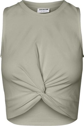 Noisy May Damen Nmtwiggi S/L 3 Noos Top, Agate Gray, M EU