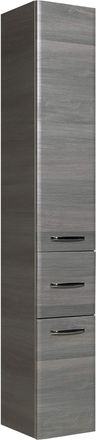 PELIPAL Alika - Hochschrank, 30 cm, 2-türig, 1 Schubkasten, 3 Einlegeböden - Badmöbel