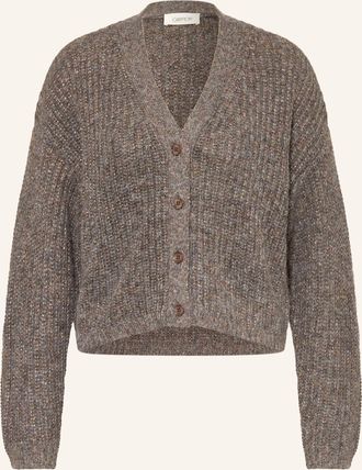 Cartoon Cartoon Strickjacke Mit Glitzergarn beige