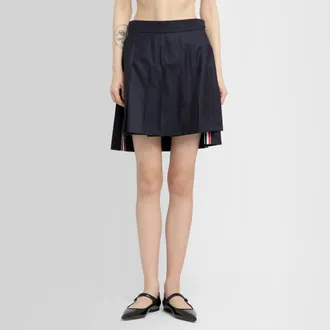 Thom Browne Dropped Back Pleated Mini Skirt