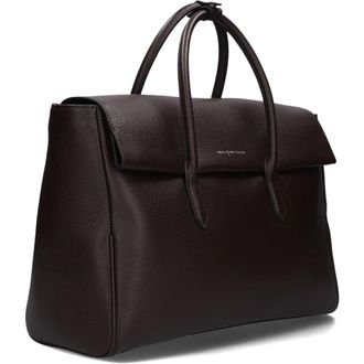 Smaak Braune Leder-Schultertasche Barbara - - Bags - Damen - Braun - ONE SIZE