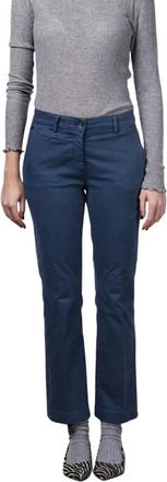 Mason's Pantalon Trompette New York - Femme - Pantalons - Bleu - Taille: 34 FR