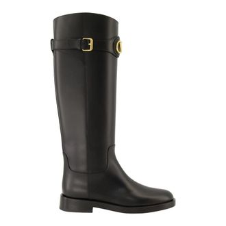 Valentino Garavani VLogo Boots - - Shoes - Damen - Schwarzk - 39 EU
