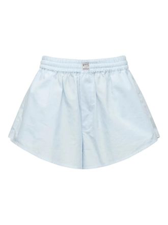 Maison Margiela short &agrave; taille &eacute;lastiqu&eacute;e - Bleu