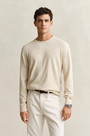 GANT Herren Pullover aus Baumwollmix-Flammgarn (XXXL) SEED MELANGE