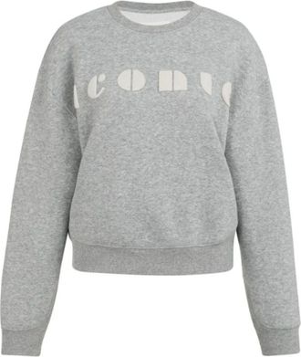 YaYa Yaya, Femme, Sweatshirts et sweats &agrave; capuche, Gris, Taille: 38 FR Sweater Iconic