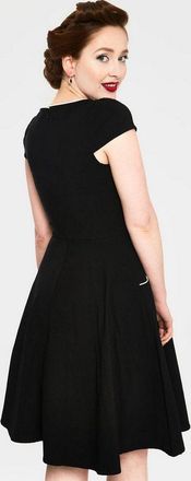 Voodoo Vixen A-Linien-Kleid Connie 1950s Contrast Piping Vintage Rockabilly Retro