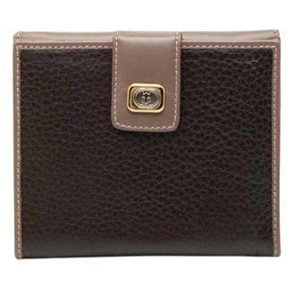 Gucci Portefeuille Bi-fold Pre-owned - Femme - Pre-owned - Brun - Taille: ONE Size