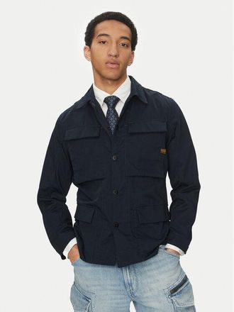 G-Star Raw &Uuml;bergangsjacke 4 Pkt Overshirt D26429-D387 Dunkelblau Slim Fit