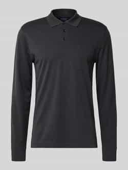 Christian Berg Regular Fit Poloshirt im lang&auml;rmeligen Design