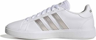 adidas Damen Grand Court TD Lifestyle Court Casual Shoes, Cloud White / Platinum / Cloud White, 36 2/3 EU