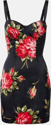 Dolce & Gabbana Bedrucktes Minikleid