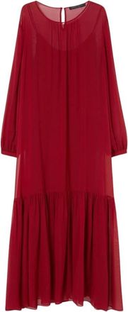 Marina Rinaldi Femme, Robes, Rouge, Taille: 44 FR Robe Valda