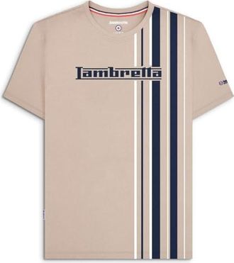 Lambretta T-shirt rayé pour homme, stone, L