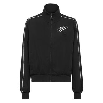 Plein Sport Femme, Sweatshirts et sweats &agrave; capuche, Noir, Taille: 44 FR Vestes